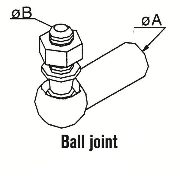 BALL JOINT FOR PUSH PULL CABLES - Industria di Leivi