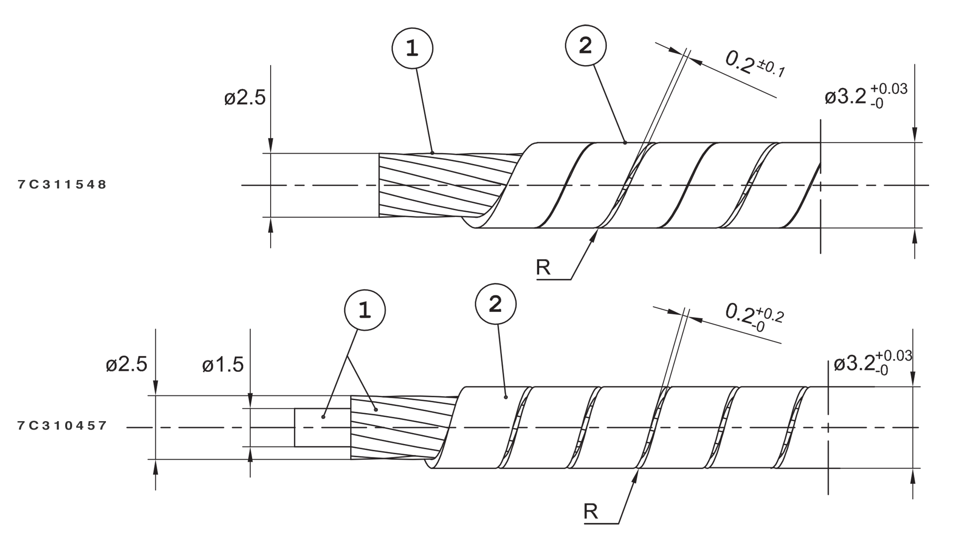 PUSH PULL INNER CABLES - Industria di Leivi